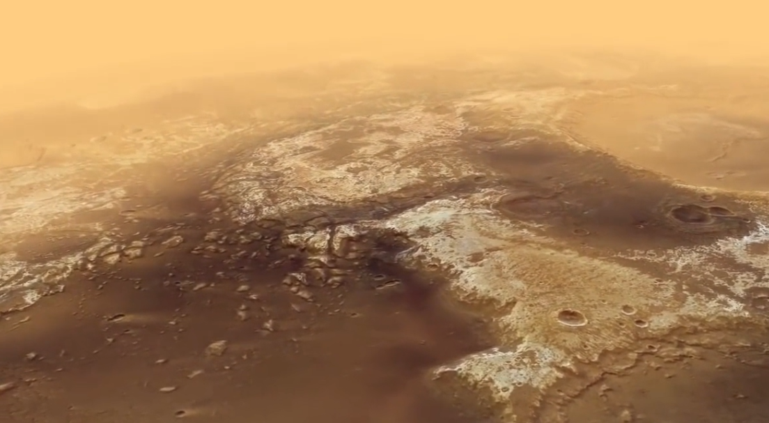 Survolez une vallée de Mars en HD - Breakforbuzz