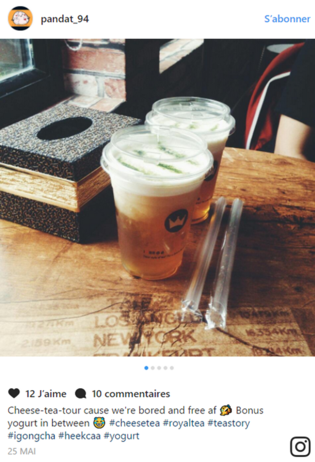 La nouvelle boisson tendance "Cheese Tea", la boisson fromage et thé ...