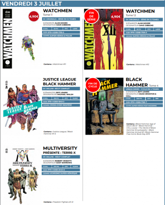 Le planning complet Urban Comics en images (Mai/Juin/Juillet ...