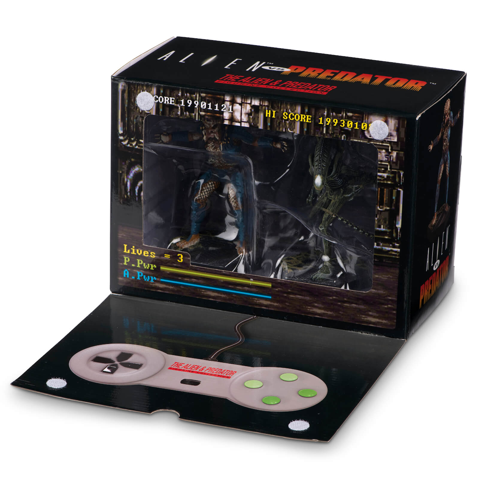 Statuettes Alien VS Predator Jeu Video SNES - Zavvi édition limitée ...