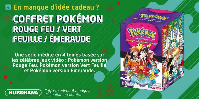 Idée Cadeau - Le coffret Pokémon Rouge Feu / Vert Feuille / Émeraude ...