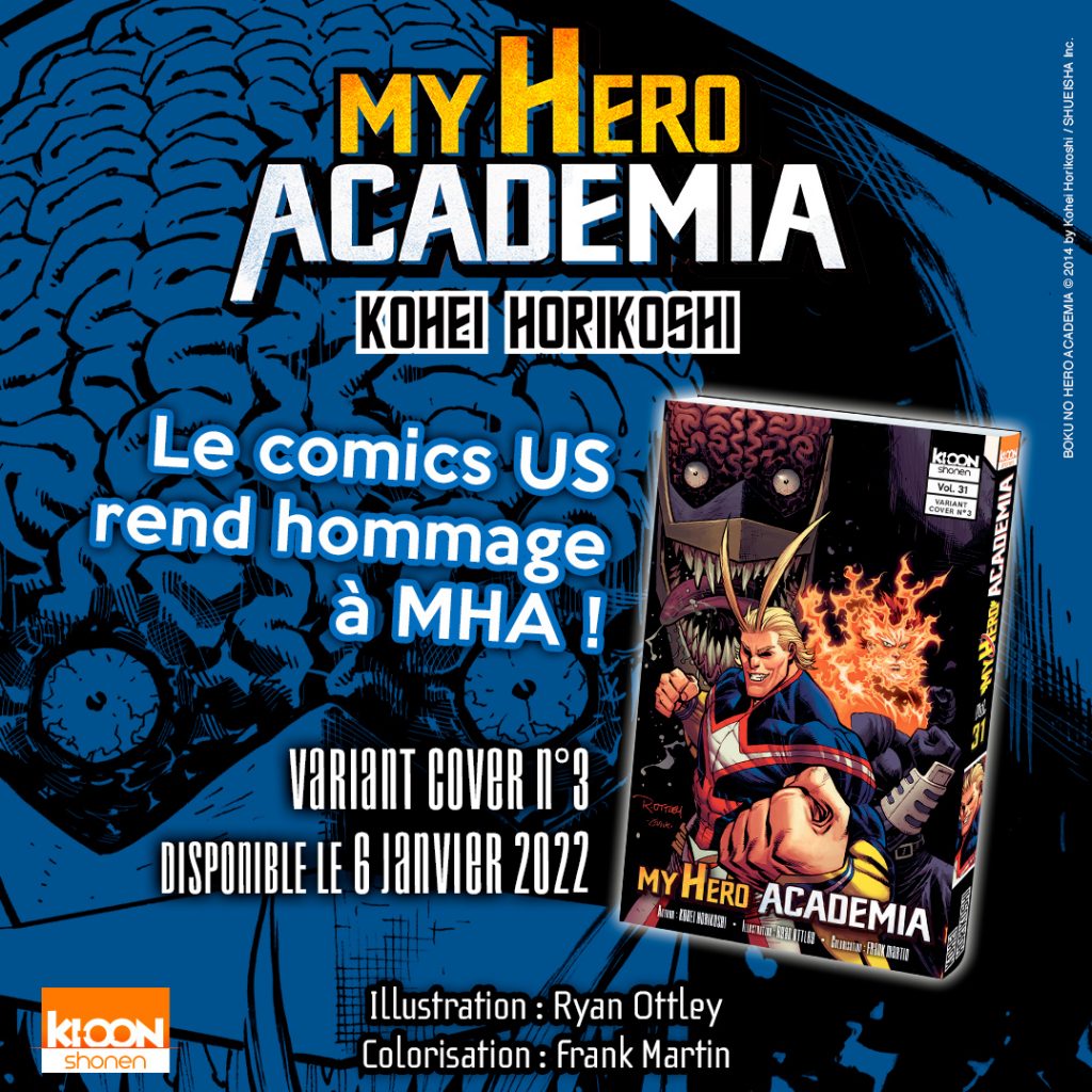 Une variant cover My Hero Academia pour le tome 31 ! - Breakforbuzz