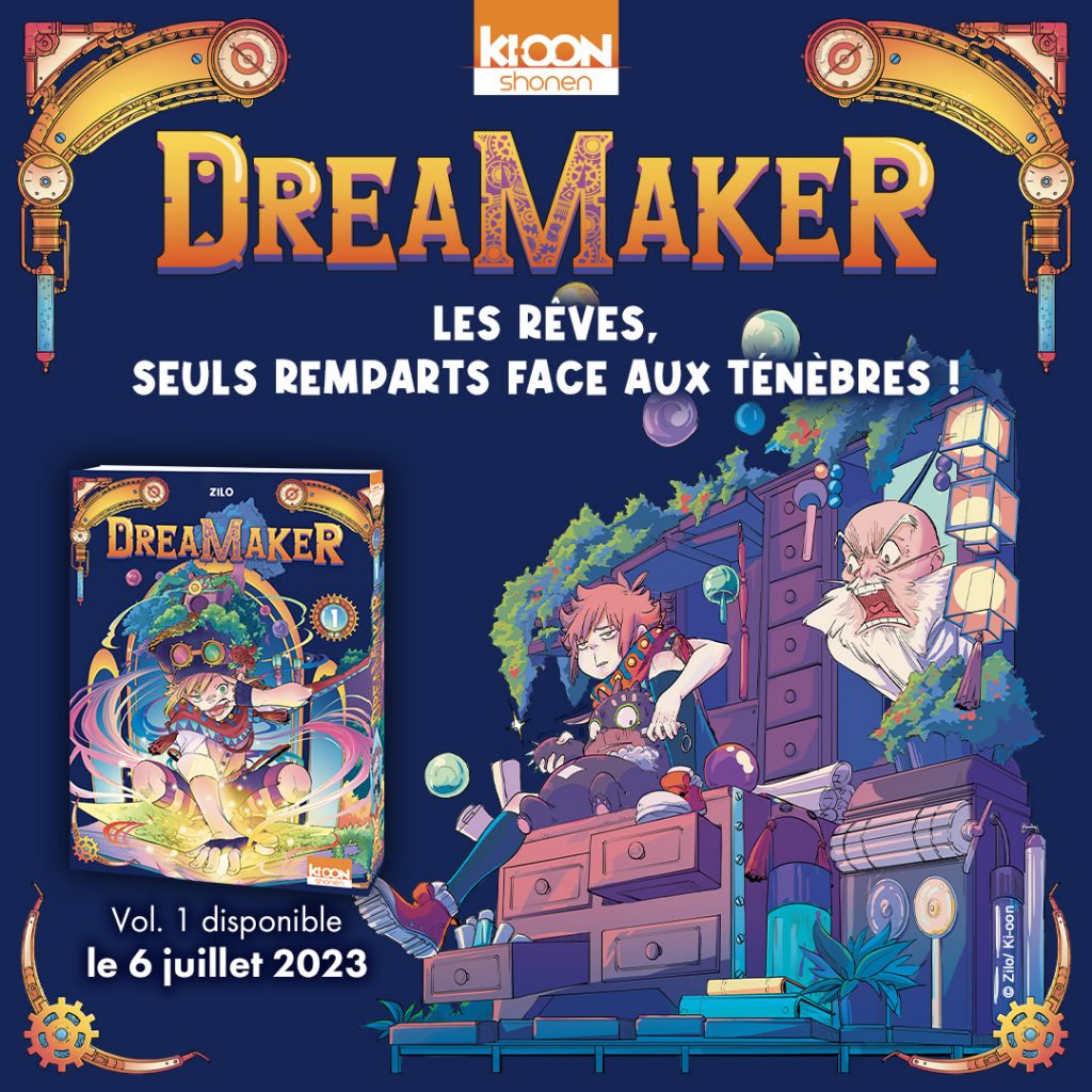 Le manga "DreaMaker", rêvez pour ne pas sombrer aux éditions Ki-oon ...
