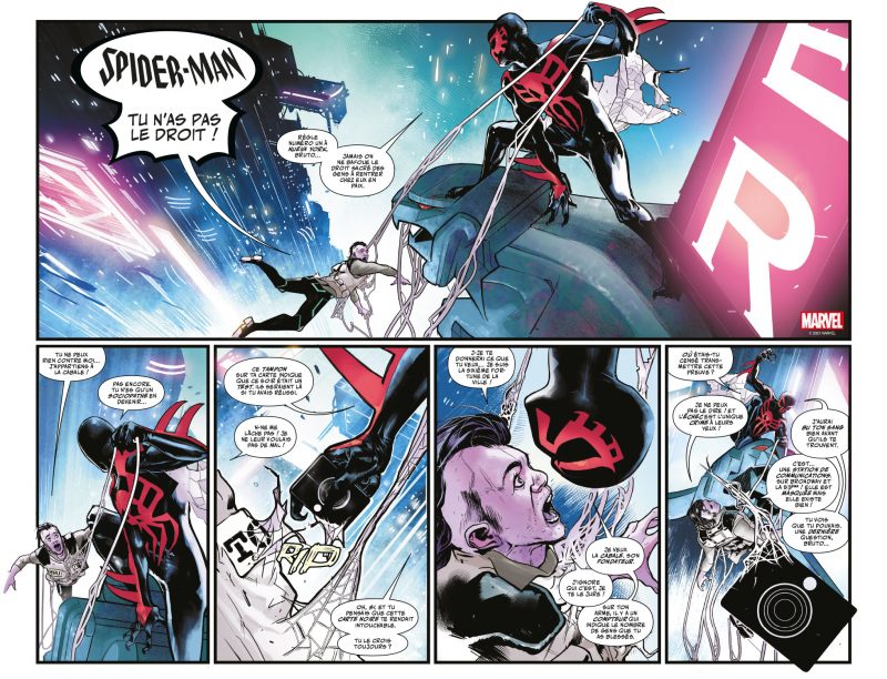 Extrait du comics - Spider-Man 2099 (Panini Comics) - Breakforbuzz