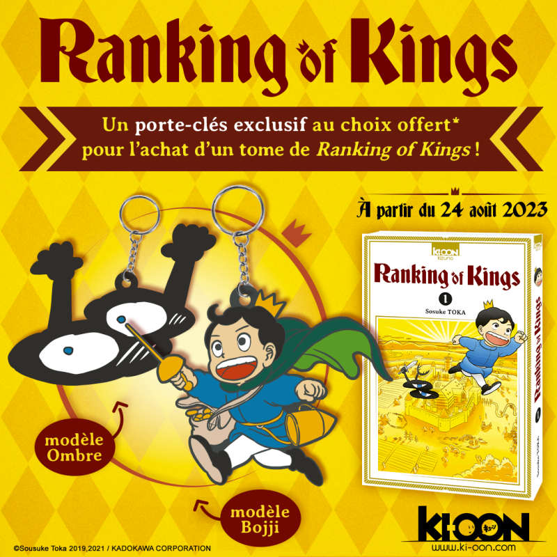 Découvrez le cadeau exclusif de Ranking of Kings : Obtenez un porte ...