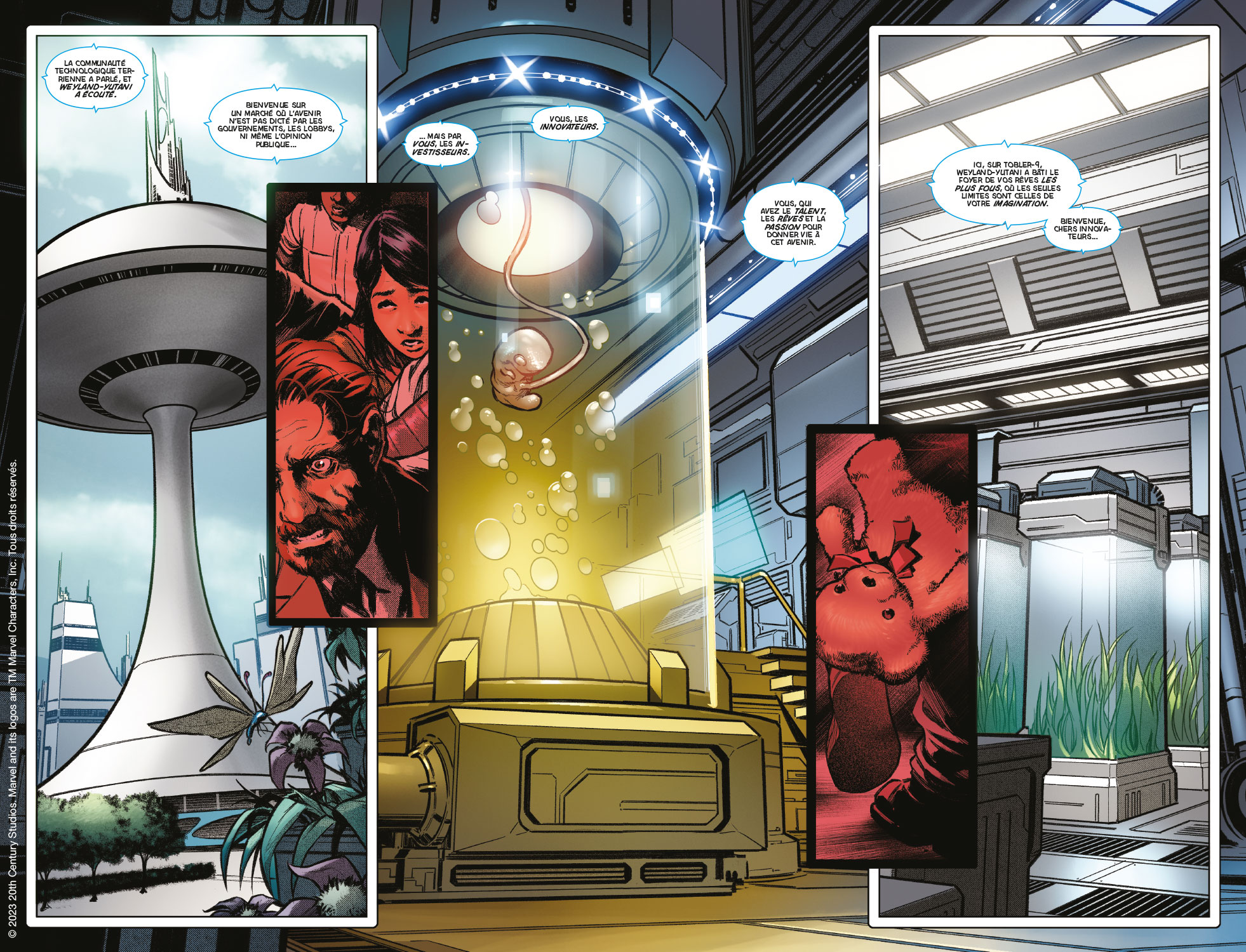 Extrait du comics - Alien Tome 3 : Icarus - Breakforbuzz