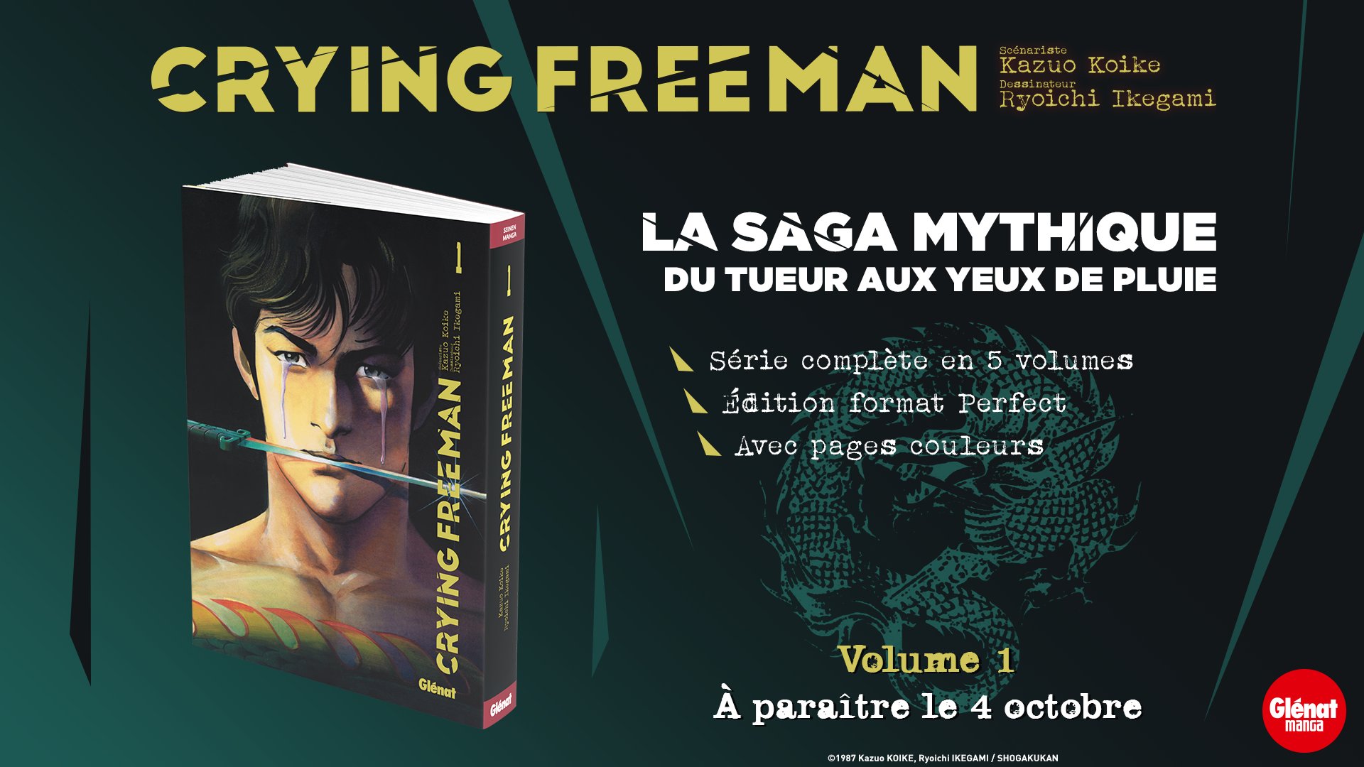 Avis manga - Crying Freeman – Perfect Edition (tome 1) - Breakforbuzz