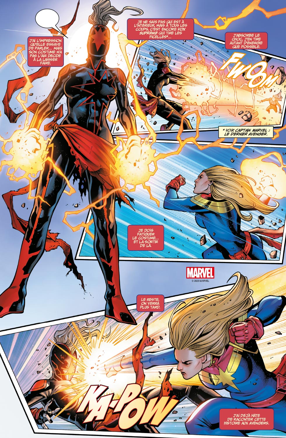 Extrait comics - Captain Marvel (tome 7) 100% Marvel - Panini Comics - Breakforbuzz