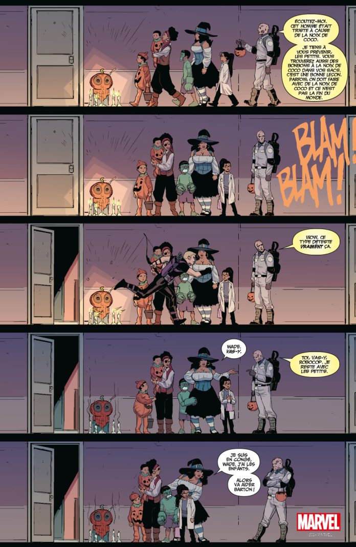 Extrait comics - Deadpool Vs. Hawkeye (tome 1) chez Panini Comics ...